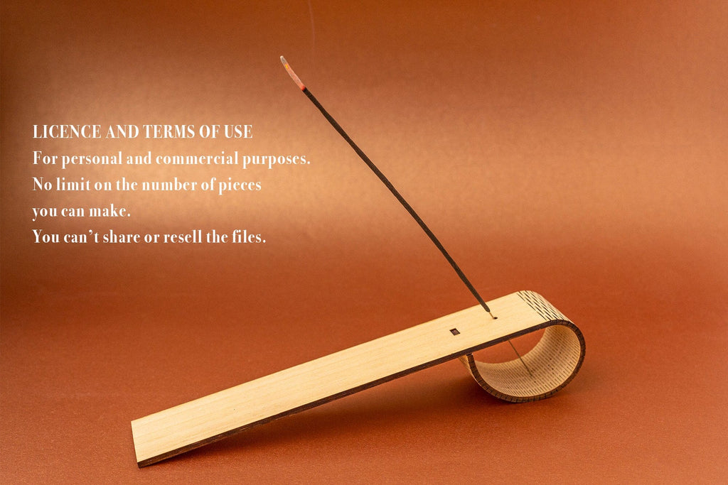 Incense Holder Flexi Vector File for Laser Cutter. - So Fontsy