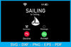 Incoming Call Sailing Is Calling SVG PNG PDF Cut File - So Fontsy