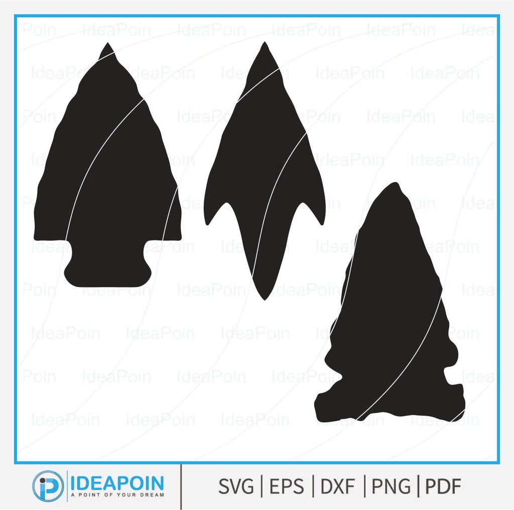 Indian Arrowhead svg, Arrowhead PNG, Arrowhead Outline SVG, Indian Arr ...