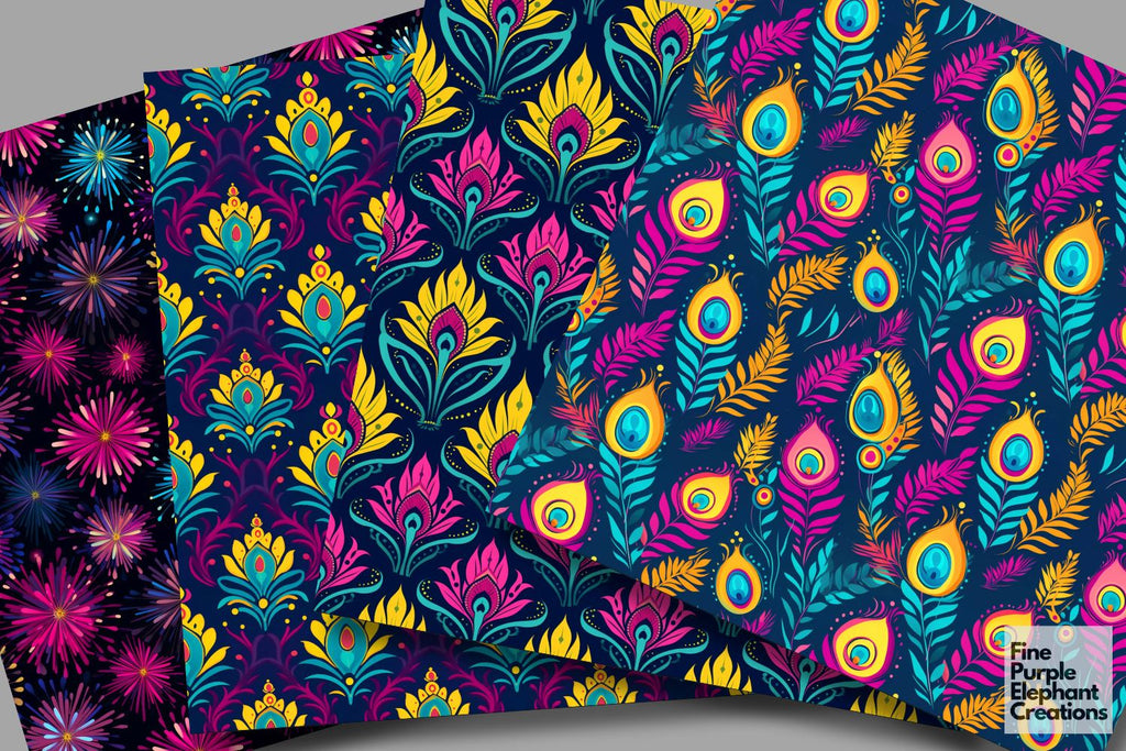 Indian Diwali Hindu Pattern - So Fontsy