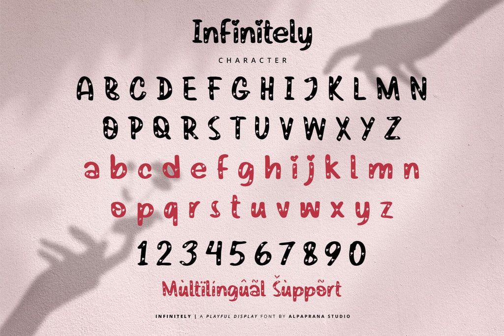Infinitely - Playful Display Font - So Fontsy