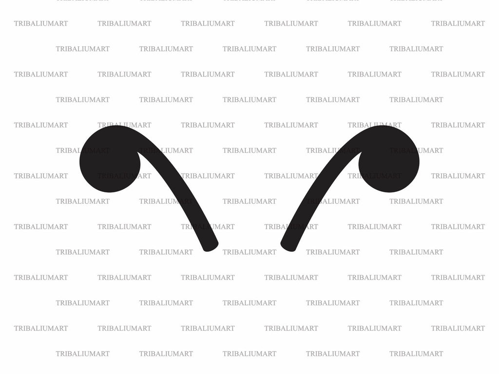 Insect Antenna (Bee). Cut files for Cricut. Clip Art silhouette (eps ...