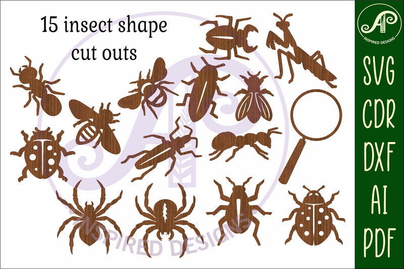 Insect cut out wall sign SVG file - So Fontsy
