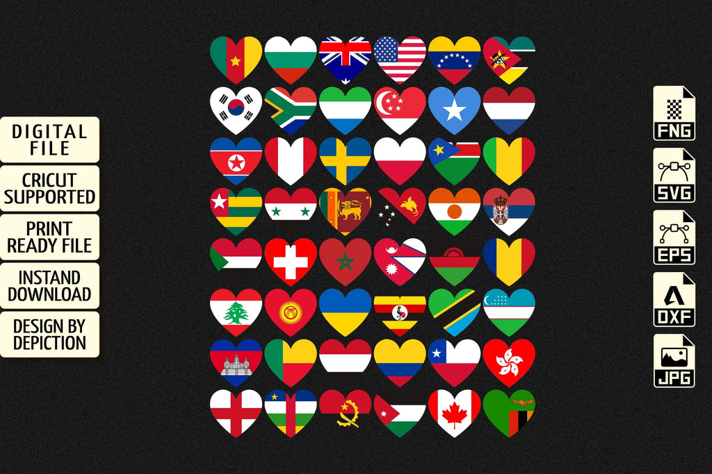 International Day of Peace, Flag Heart Hand Drawn Heart Shaped Flag T ...