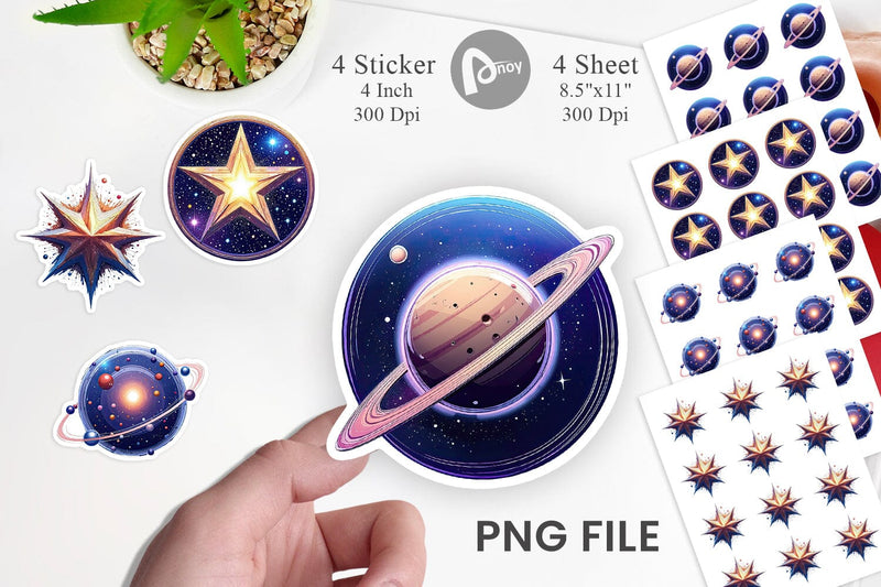 Interstellar Icons Sticker - So Fontsy