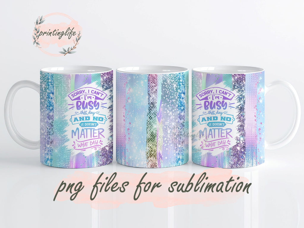 Introvert Mug Wrap Design, Instant Digital Design Download Mug Wrap ...
