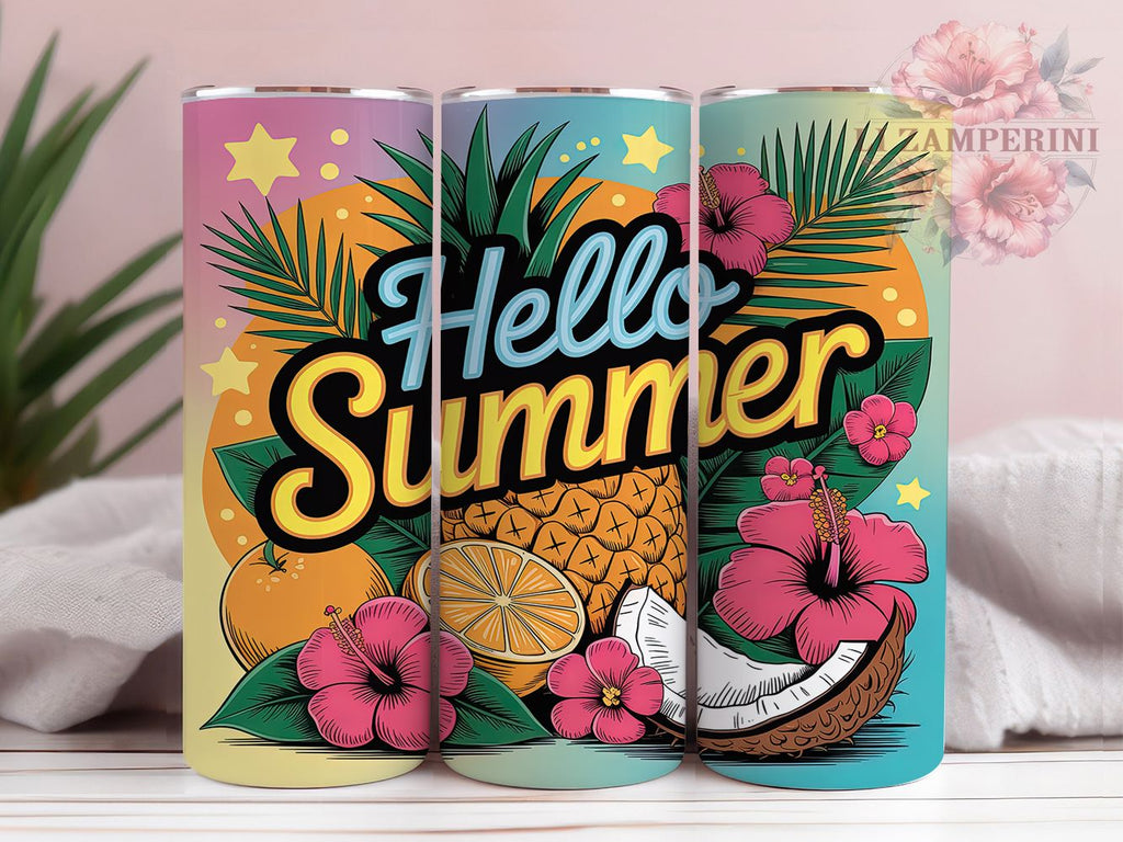 Island Paradise Summer Tumbler Wrap, Island Vibes Design, Paradise ...
