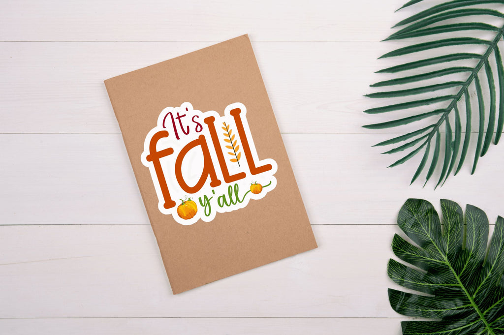 Its fall yall Sticker Design - So Fontsy