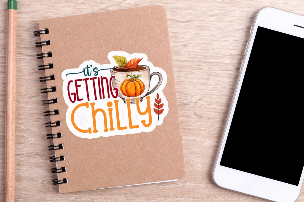 Its getting chilly Sticker Design - So Fontsy