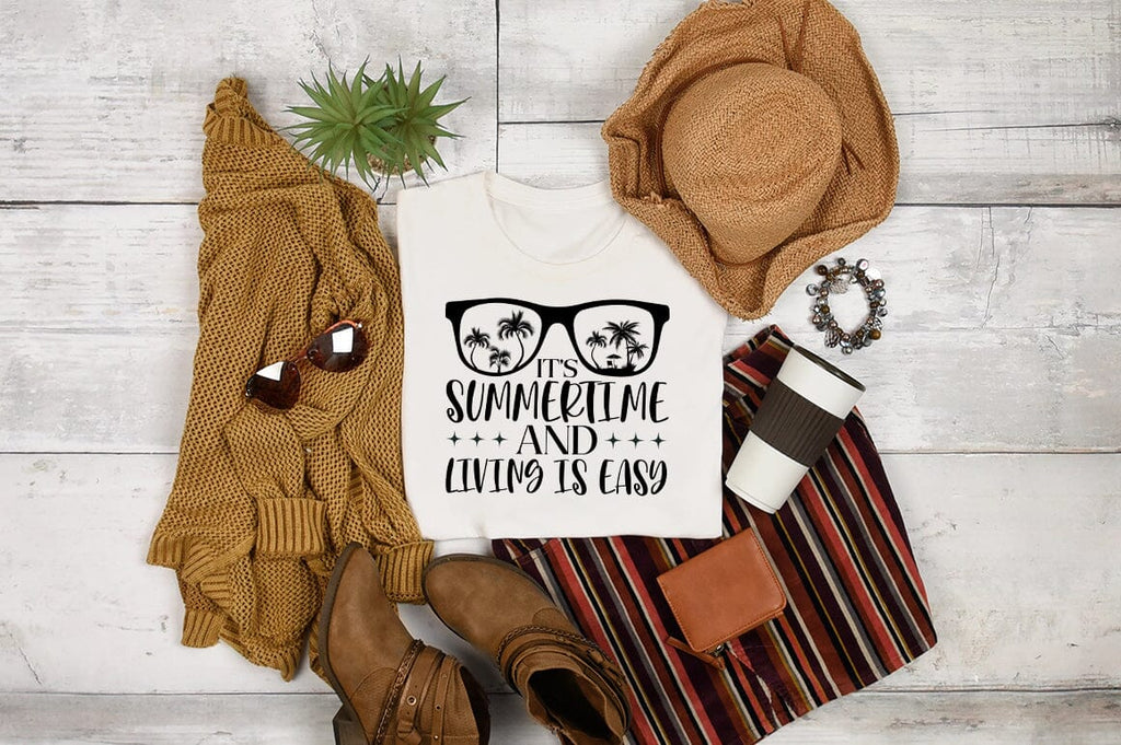 Its Summertime And Living Is Easy SVG Design - So Fontsy