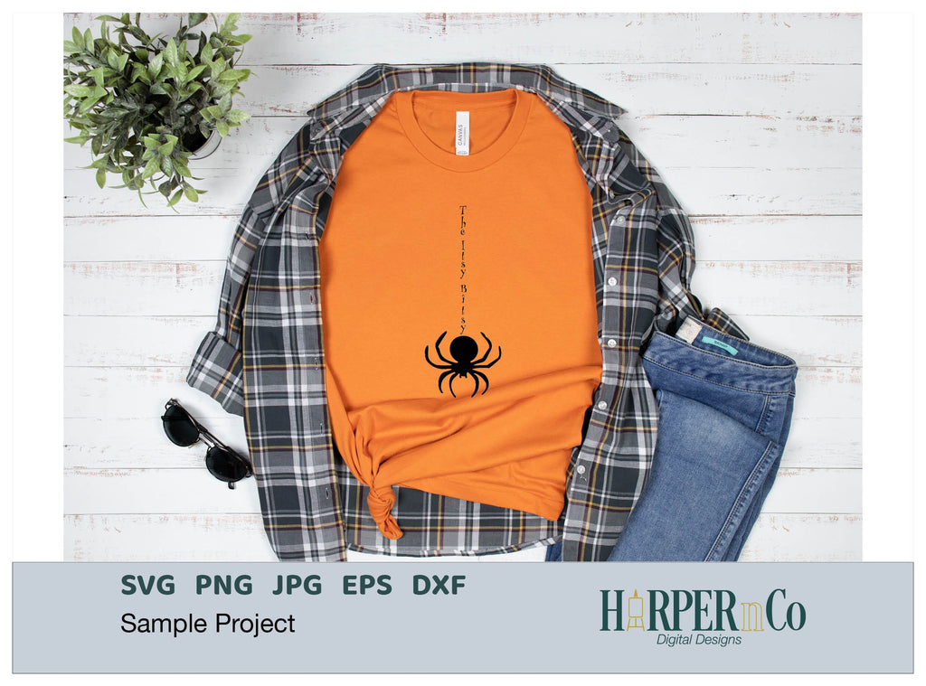 Itsy Bitsy SVG PNG Cut EPS File - So Fontsy