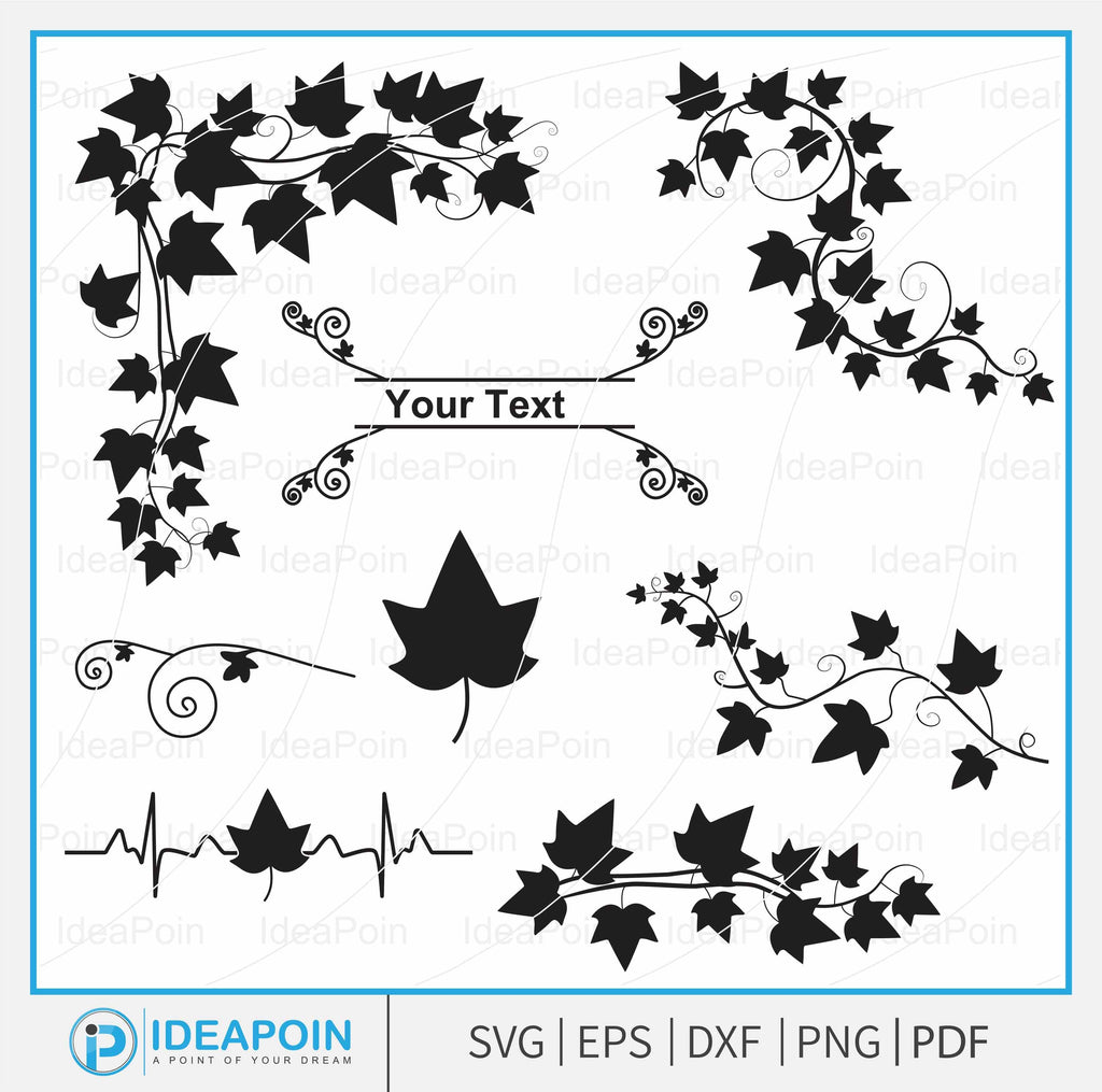 Ivy leaf Svg, Ivy Leaf Silhouette, Ivy Leaf Png, Ivy Leaf vector, Ivy ...