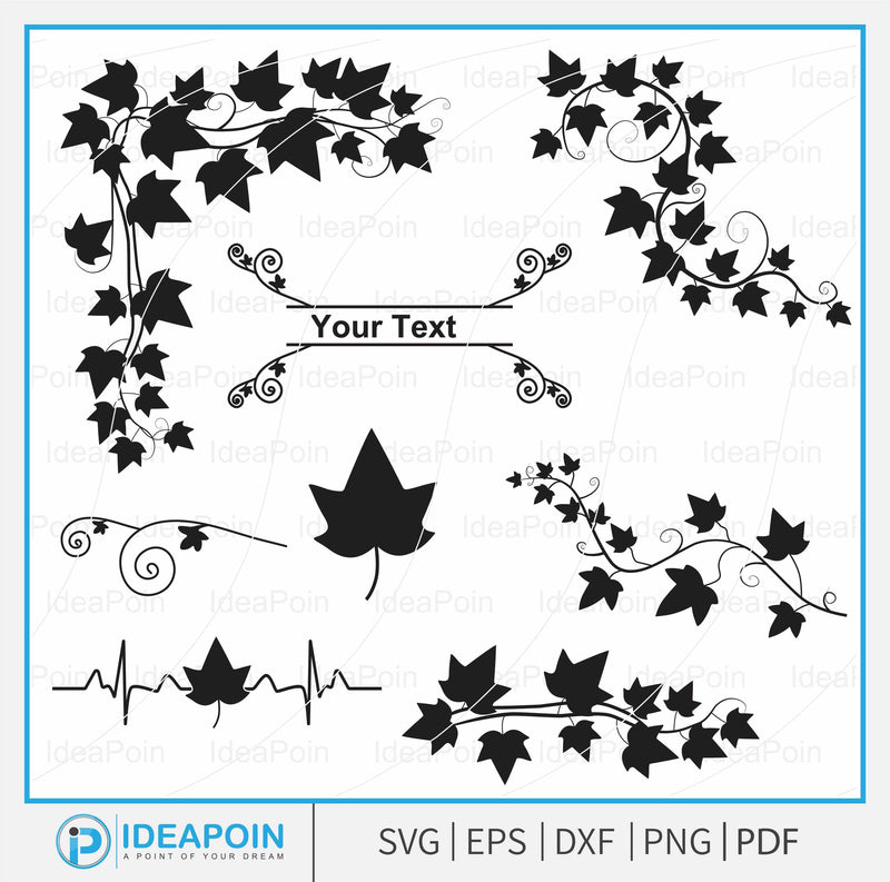 Ivy leaf Svg, Ivy Leaf Silhouette, Ivy Leaf Png, Ivy Leaf vector, Ivy ...
