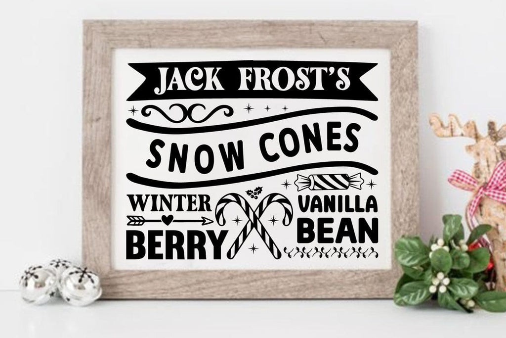 Jack frosts snow cones winter berry vanilla bean - So Fontsy