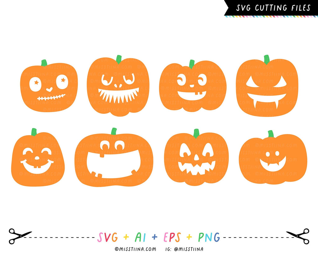 Jack-o-lanterns SVG - So Fontsy