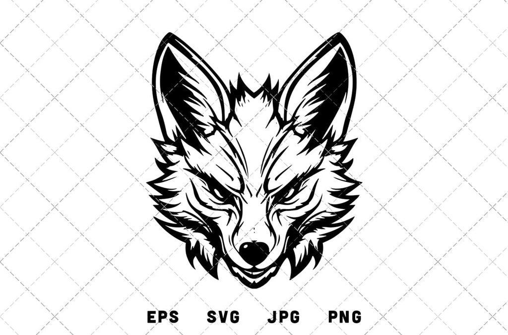 Jackal Mascot Graphics - JPG, SVG, PNG, EPS - Digital Download with ...