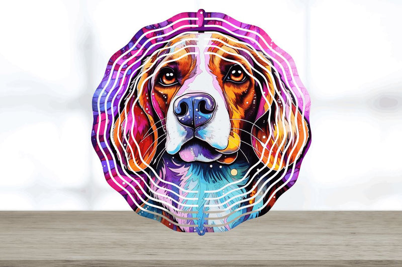 Japanese Beagle Dog Wind Spinner Sublimation - So Fontsy