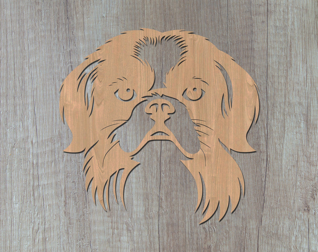 Japanese Chin Laser SVG Cut File, Japanese Chin Glowforge File ...