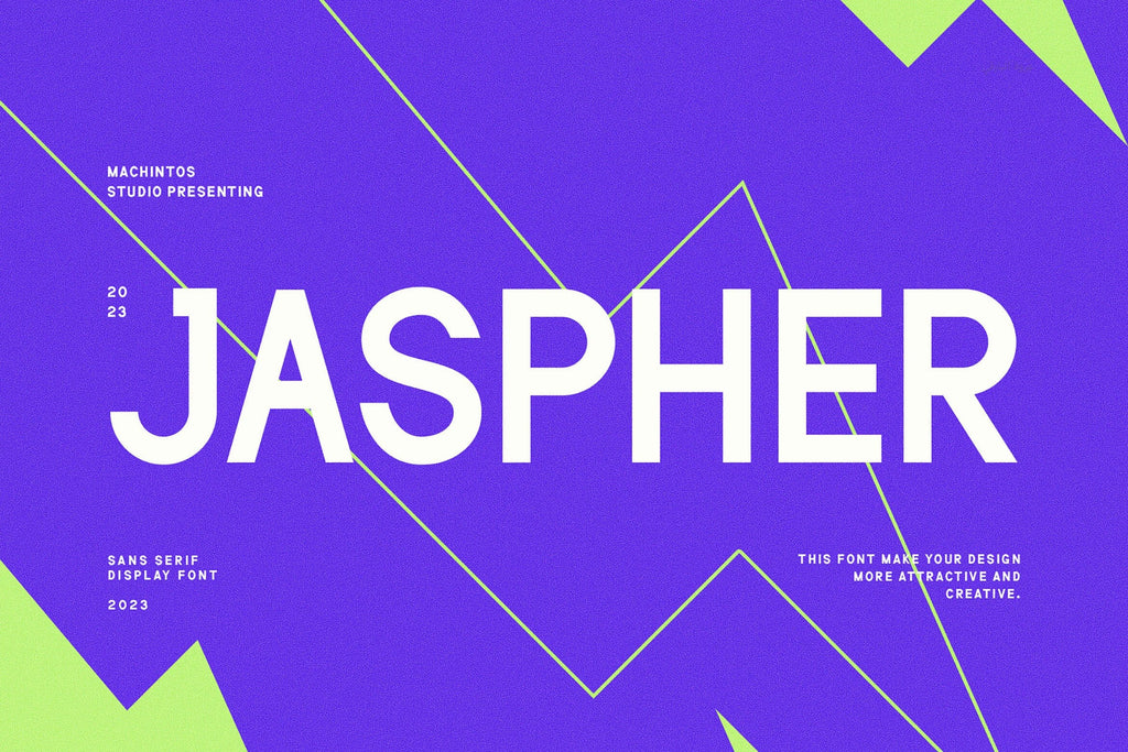 Jasper - Modern Sans Serif - So Fontsy