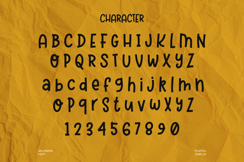 Jellybean - Display Font - So Fontsy