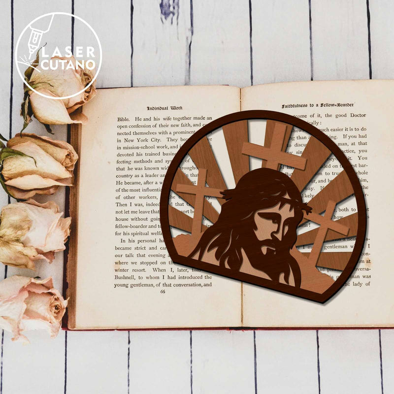 JESUS Multilayer Wall Decor, Laser Cut Template, Wood Cut and Paper Cut ...