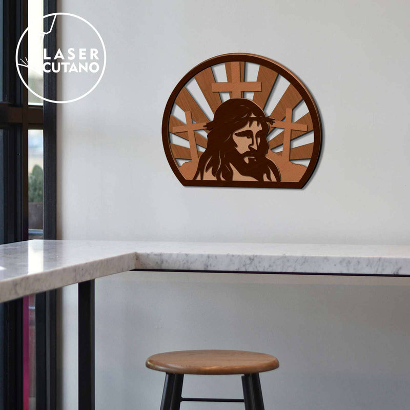 JESUS Multilayer Wall Decor, Laser Cut Template, Wood Cut and Paper Cut ...