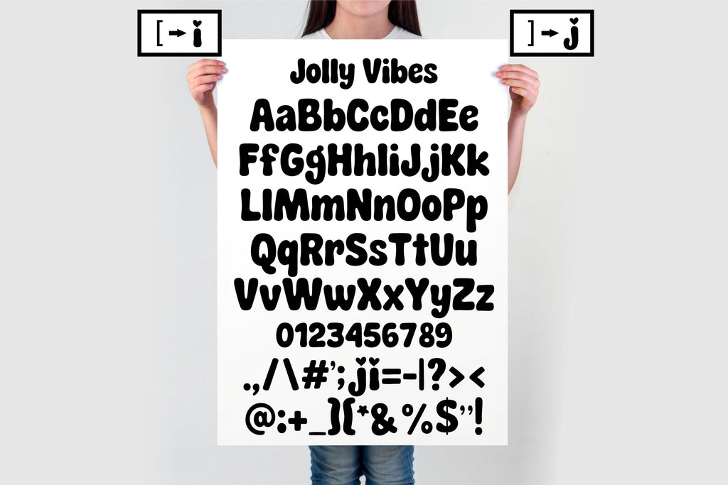 Jolly Vibes Font - Groovy Retro Font, Cute Bubbly Font, Cricut & Procr ...