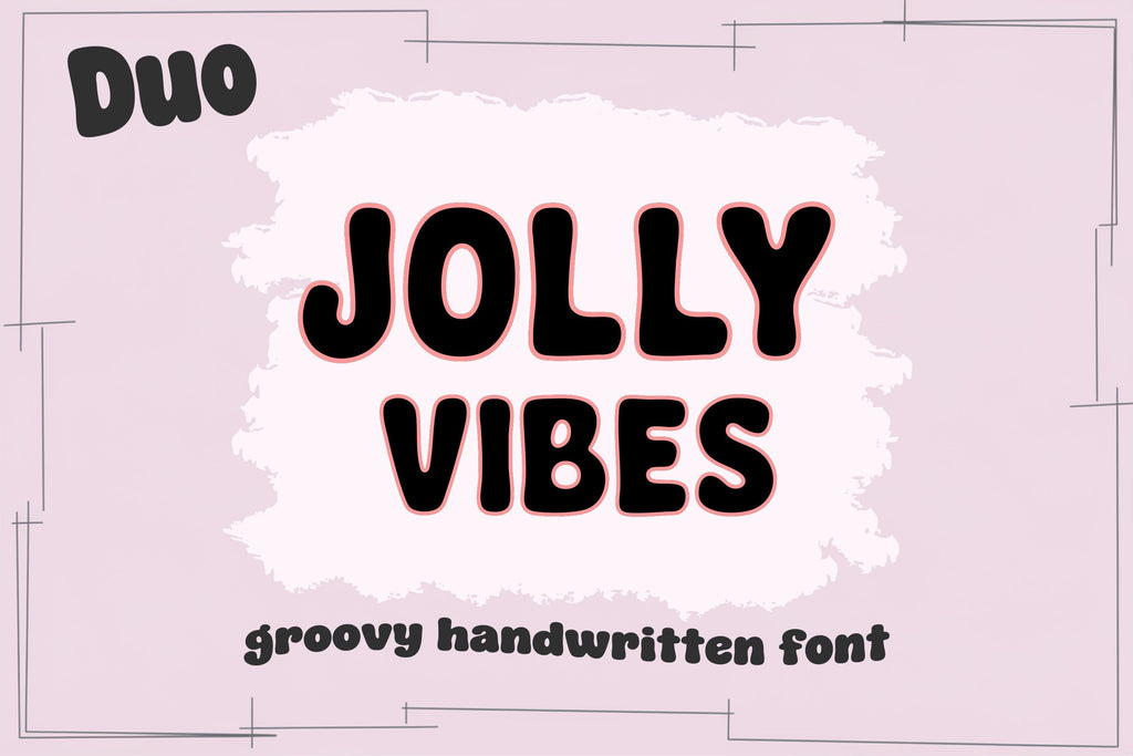 Jolly Vibes Font - Groovy Retro Font, Cute Bubbly Font, Cricut & Procr ...