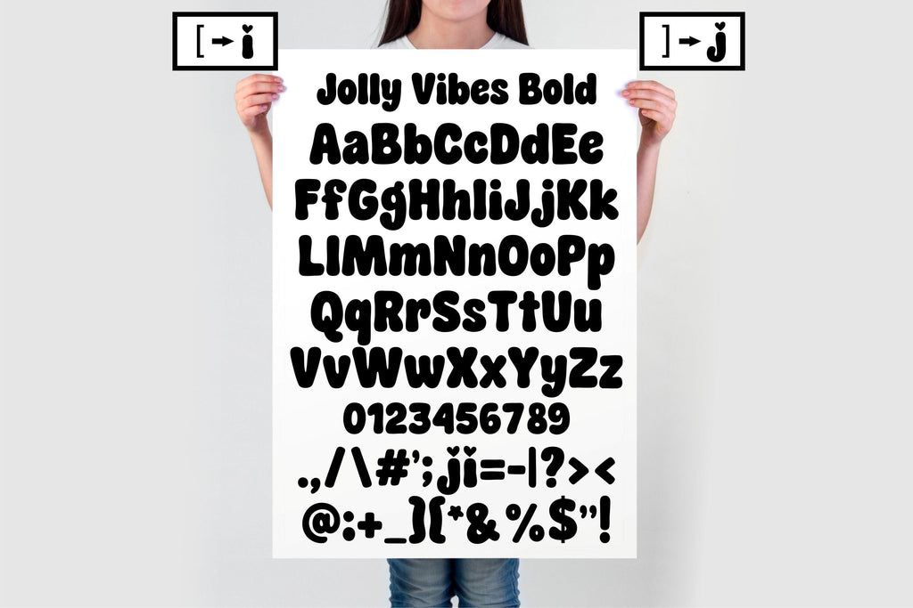 Jolly Vibes Font - Groovy Retro Font, Cute Bubbly Font, Cricut & Procr ...