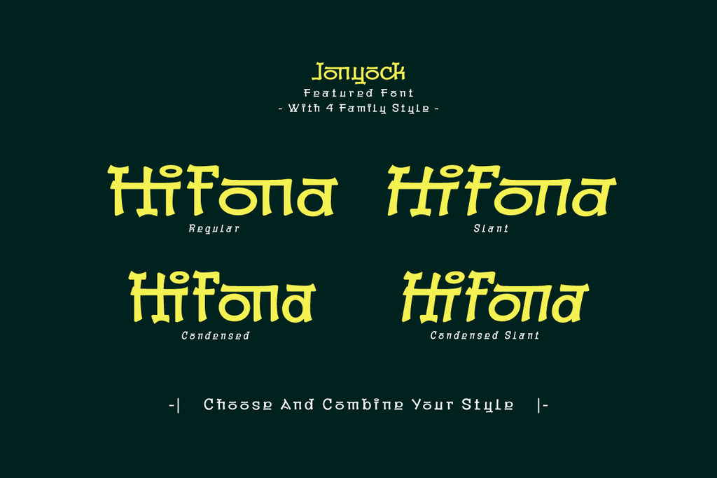 Jonyock - Korean Style Font - So Fontsy