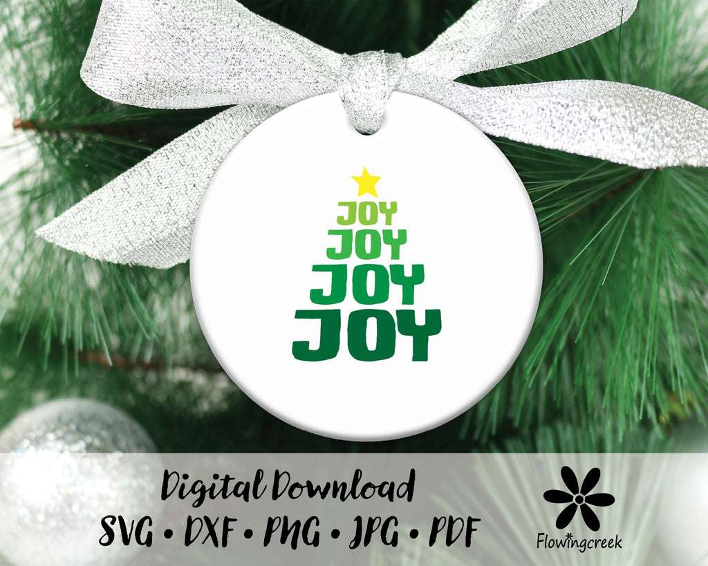 Joy Tree Filled SVG - So Fontsy