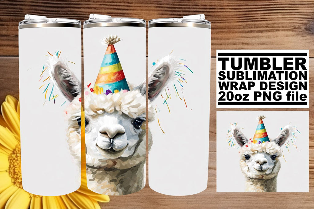 Joyful Critter Carnival: Sublimation Tumbler Wrap - So Fontsy