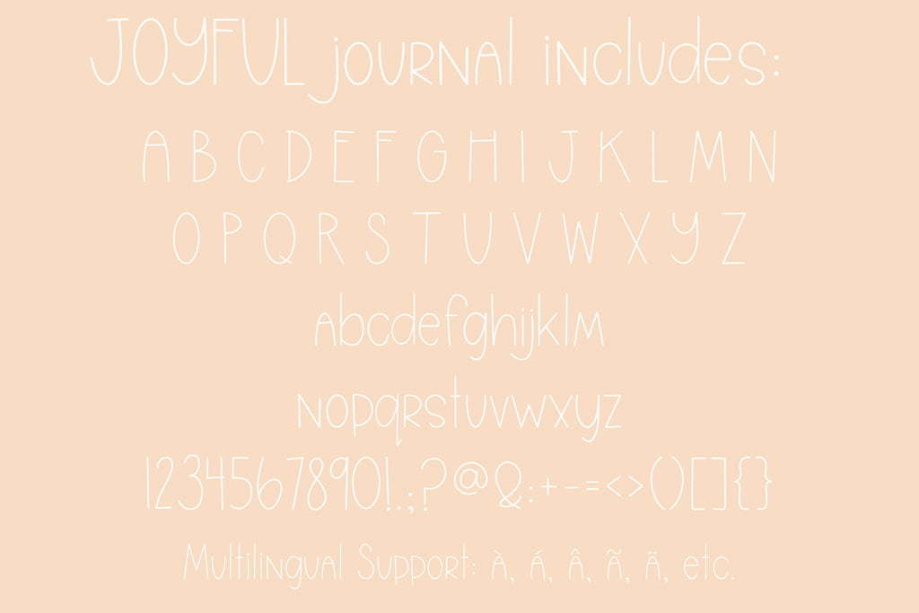 Joyful Journal, Cute Handwritten Font, Handwriting font for cricut - So ...