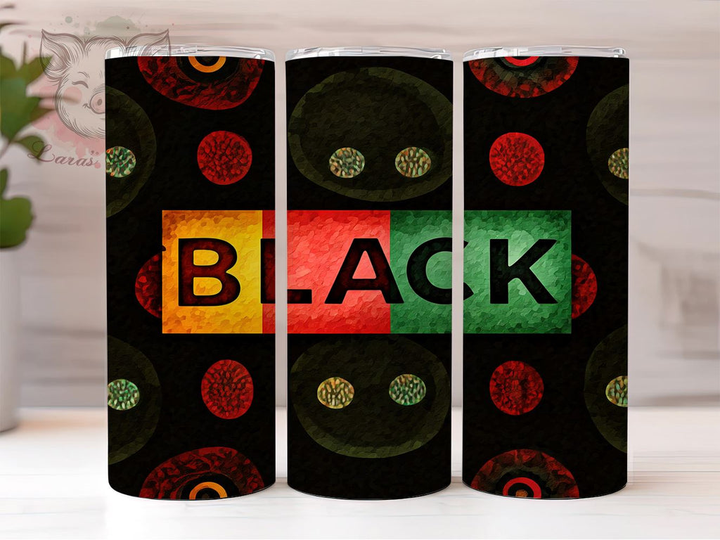 Juneteenth License Plate 20oz Tumbler, Black License Plate Design, African American Pride ...