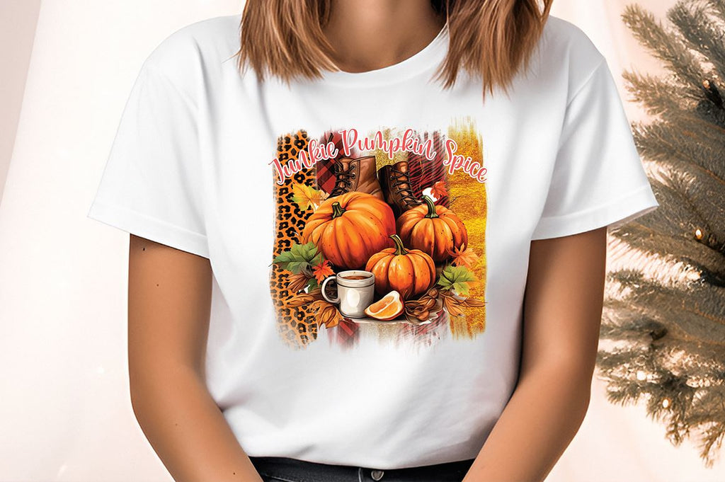 Junkie Pumpkin spice PNG Design - So Fontsy