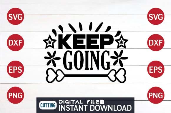 Keep going svg - So Fontsy