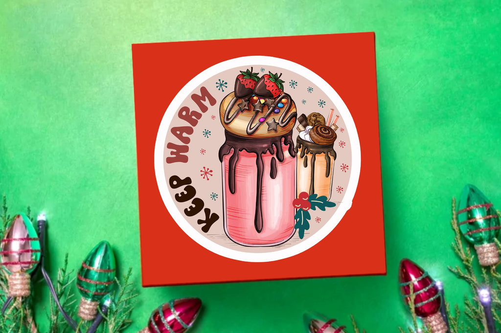 Keep warm Sticker Design - So Fontsy