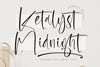 Ketalyst Midnight - Handwritten Script Font - So Fontsy