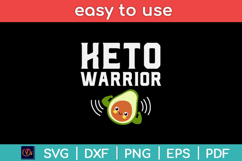 Keto Warrior Ketogenic Diet Keto Svg Design - So Fontsy