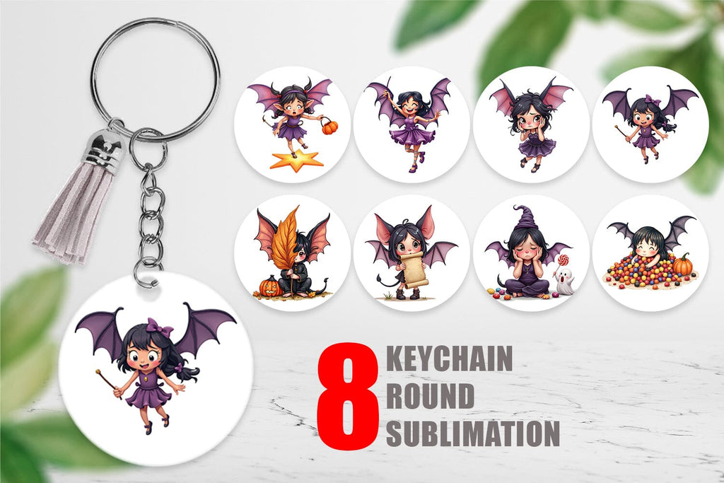 Keychain Bat Fairy Mishaps - So Fontsy