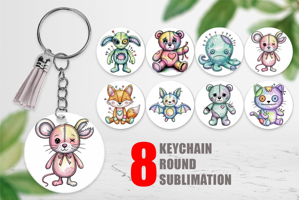 Keychain Creepy Cute Pastel Halloween - So Fontsy