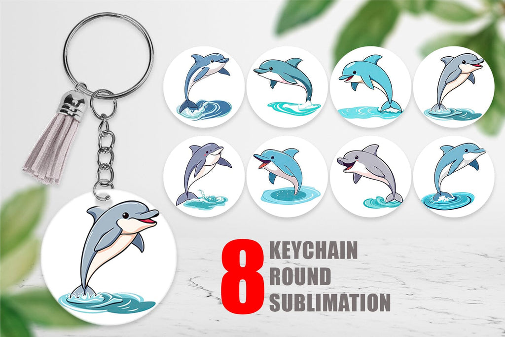 Keychain Jumping Dolphin - So Fontsy