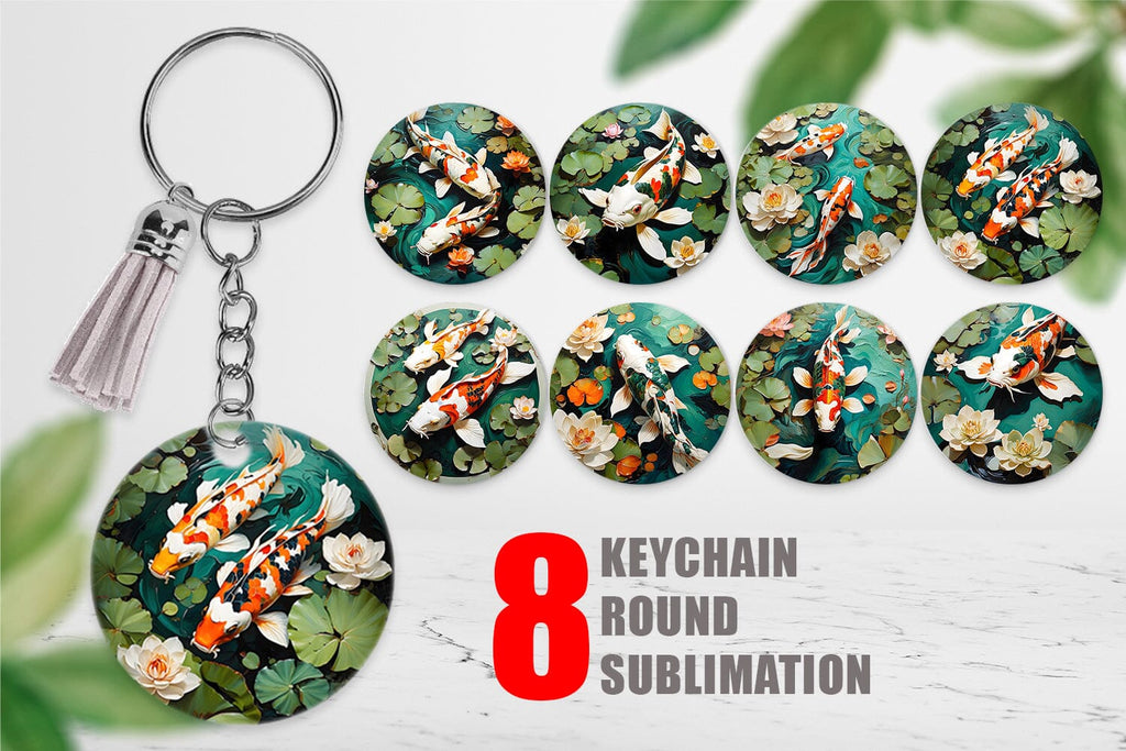 Keychain Koi Fish - So Fontsy