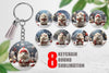 Keychain Porcupine Christmas - So Fontsy
