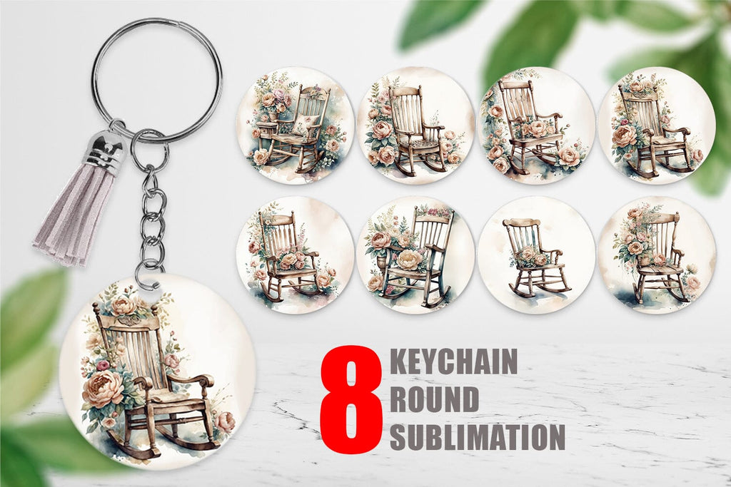 Keychain Rocking Chair - So Fontsy
