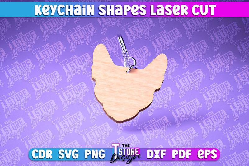 Keychain Shapes Laser Cut | Keychain Laser Cut Design | CNC Files - So ...