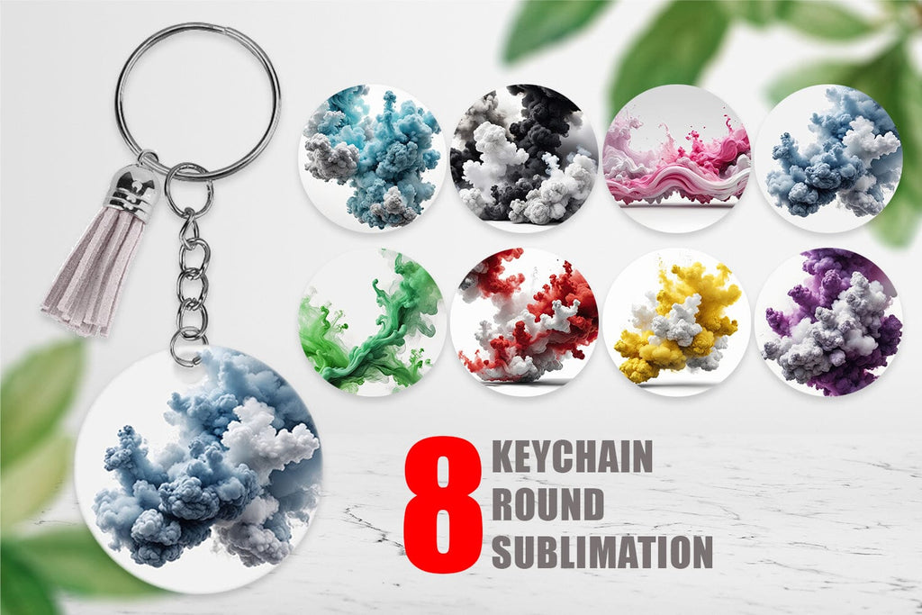 Keychain Smoke Realistic - So Fontsy