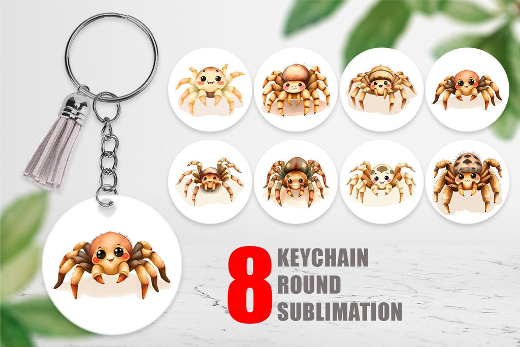 Keychain Tarantula Wildlife - So Fontsy