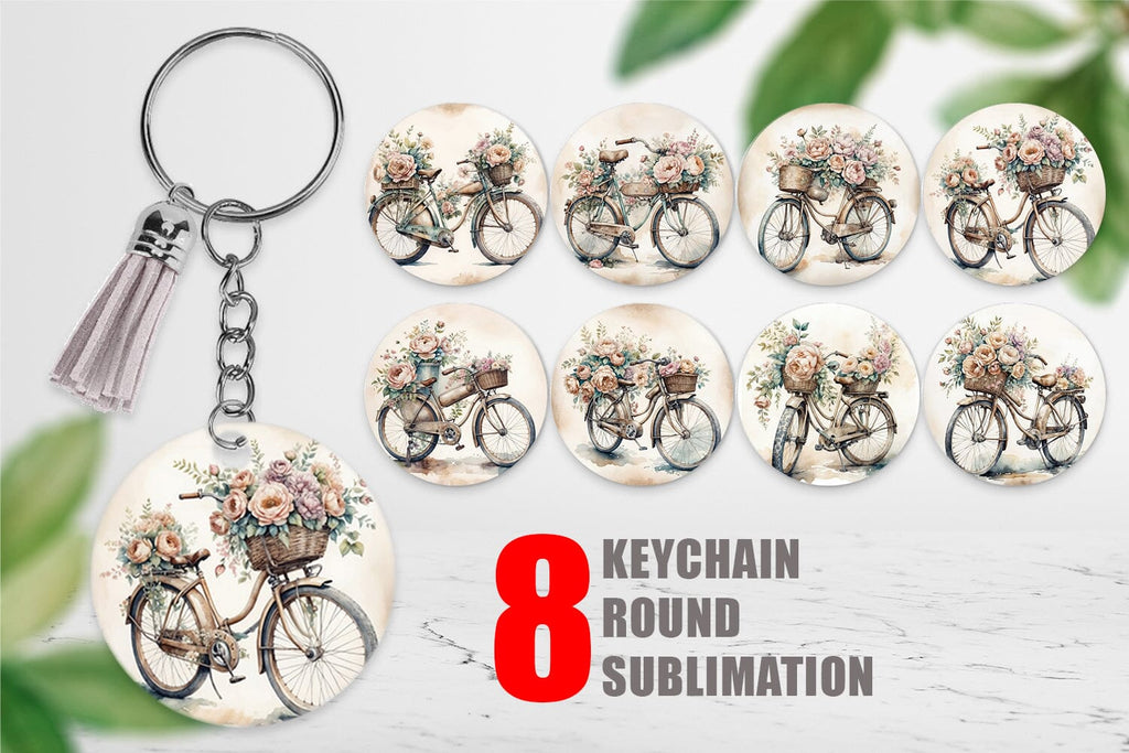 Keychain Vintage Bike - So Fontsy