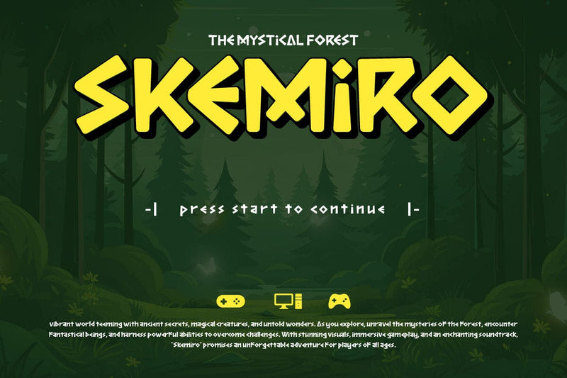 Khasmox - Game Display Font - So Fontsy